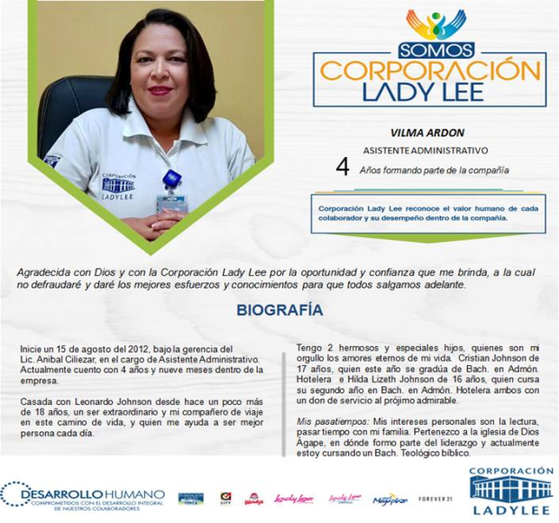 ¡Somos Corporación Lady Lee! – Corporación Lady Lee