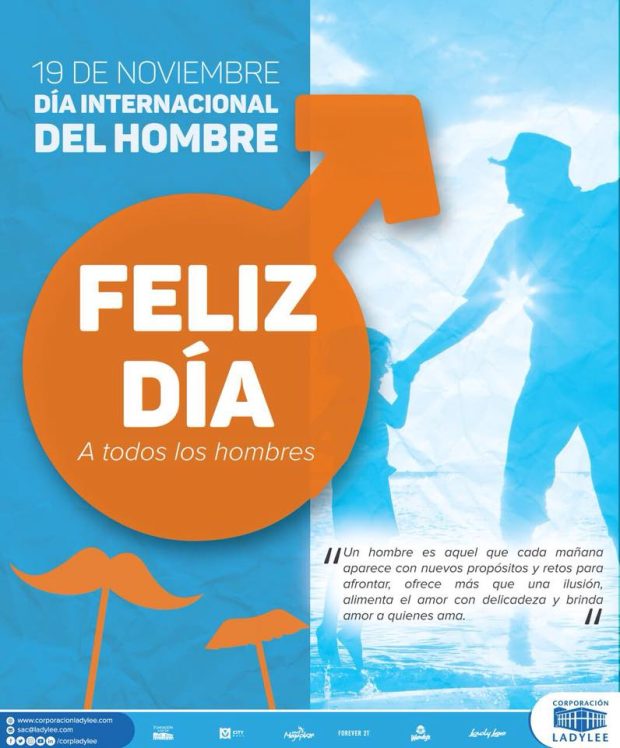 ¡Feliz Día Internacional del Hombre! – Corporación Lady Lee
